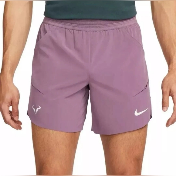 Nike | Shorts | Nike Court Drifit Adv Rafa Nadal 7 Violet Tennis Shorts ...